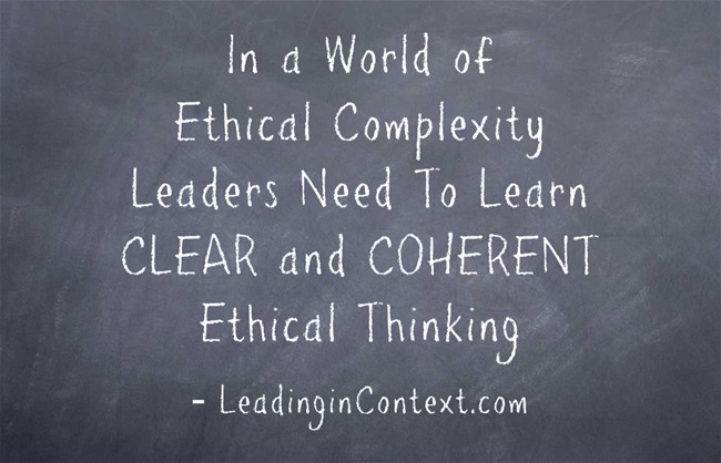 Ethical Thinking and Decision Making for Leaders (Part 3) – Leading in ...